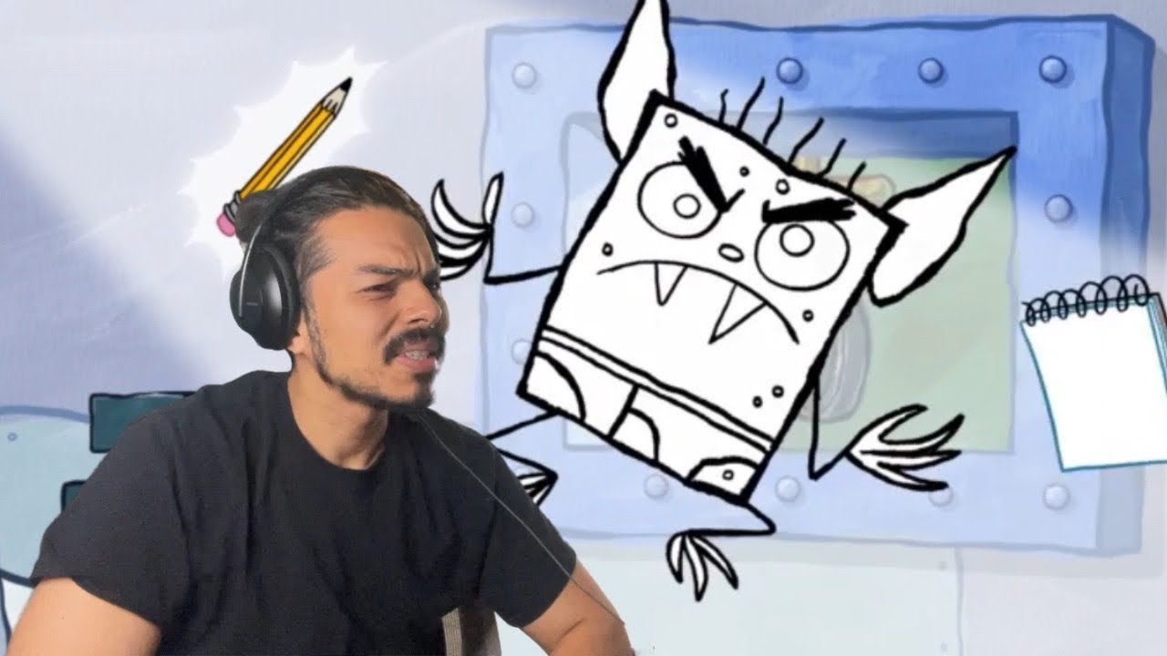 SpongeBob Turns Into… DoodleBob???? | Curse of the WereDoodle REACTION ...