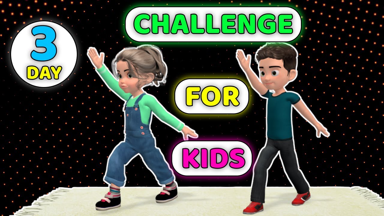 3-DAY CHALLENGE FOR KIDS - BURN FAT AND CALORIES - YouTube