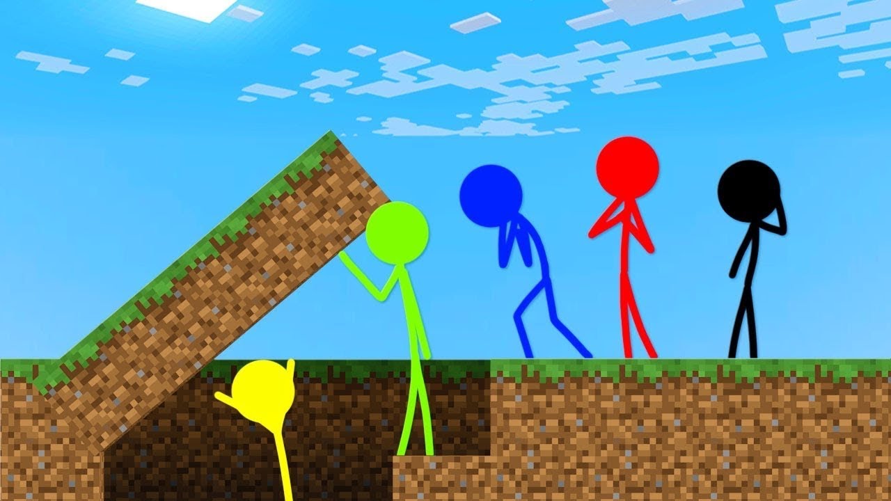 STICKMAN IN MINECRAFT ! Filmul Full ! - YouTube