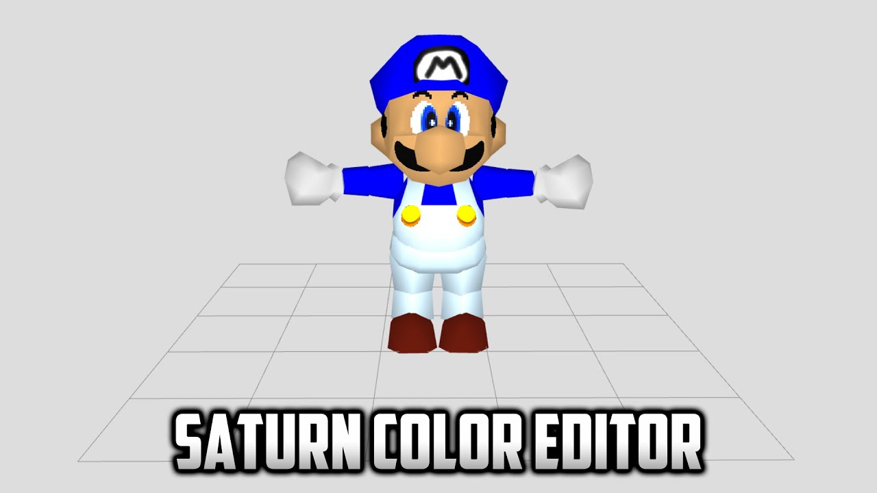 ⭐ Super Mario 64 - Saturn Color Editor - YouTube