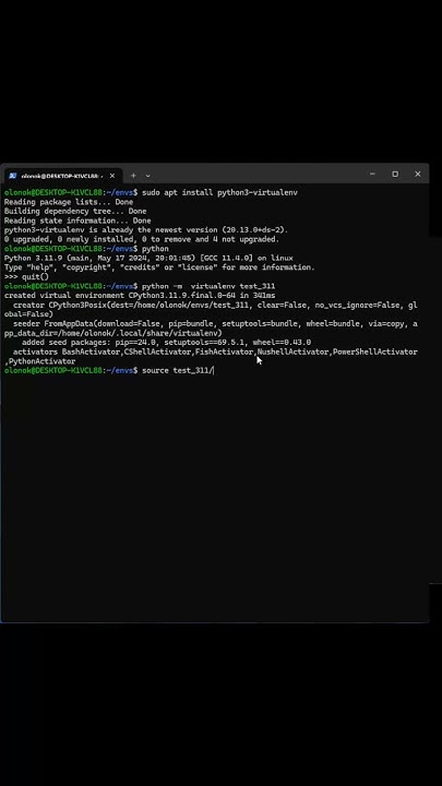 Crear un nuevo entorno virtual con la libreria python virtualenv - YouTube