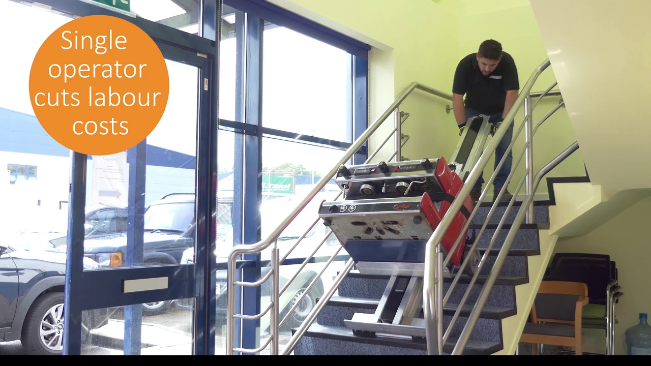 L Series Powermate Stair Climber - moving heavy loads on the stairs ...