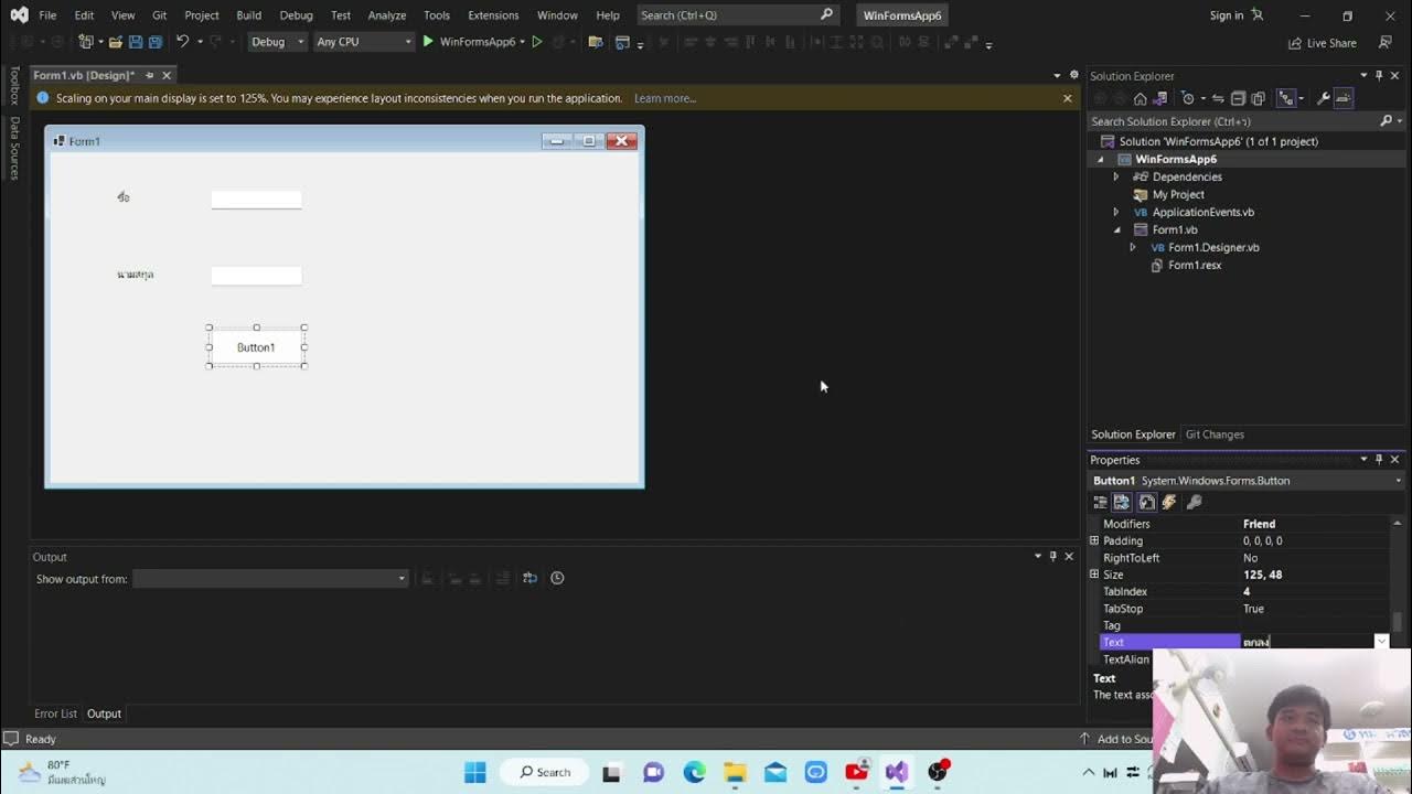เขียน โปรแกรม Visual Studio 2022 เบื้องต้น - YouTube