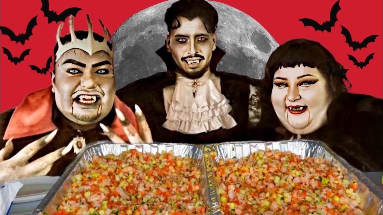 How Vampires Feast: A Spooky Skit + Mukbang! w/@BigGuyAppetite ...