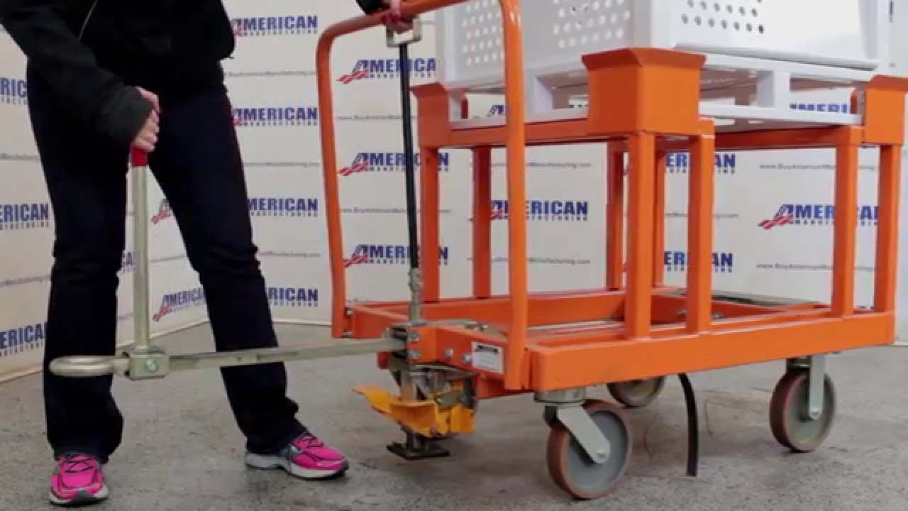 Pull Cart with Riser - YouTube