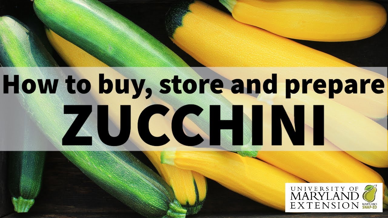 How to Buy, Store, and Prepare Zucchini - YouTube
