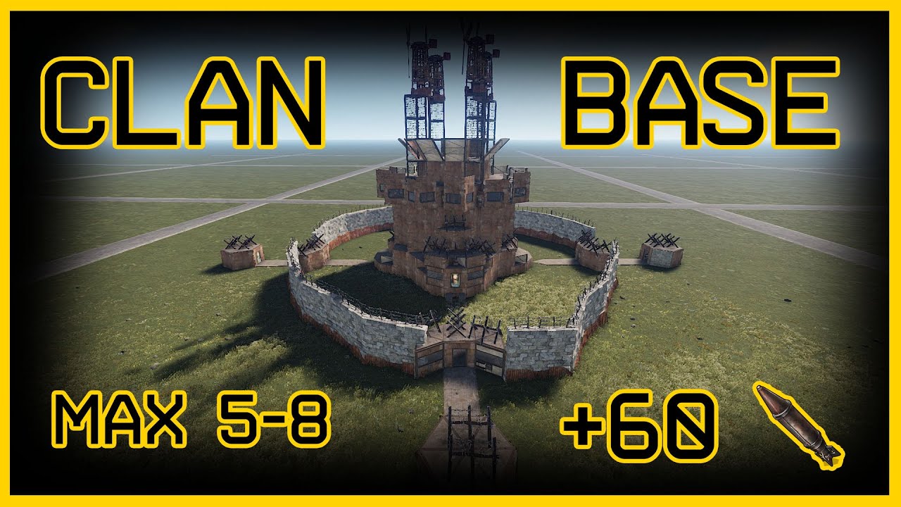 Rust Double Bunker / Clan Base / Max 5-8 Loki V2 Base / 2021 / Rust ...