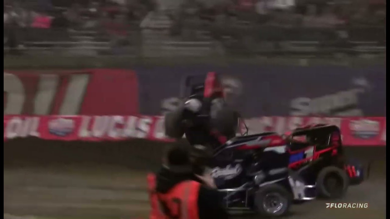 Chase Elliott Midget Flip 2022 Chili bowl - YouTube