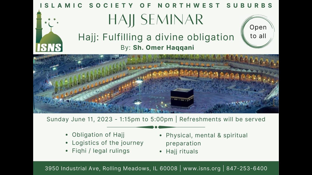 Hajj Seminar by Omar Haqqani - YouTube