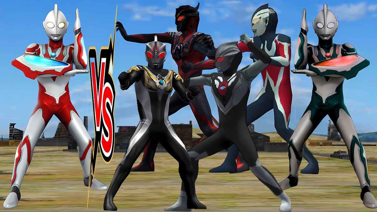 ULTRAMAN RIBUT VS DARK ULTRA ORB, COSMOS, MAX, ZERO, RIBUT DARKNESS ...