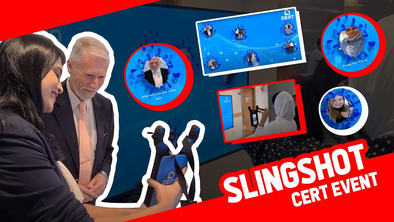 interactive Slingshot activation in Dubai - YouTube