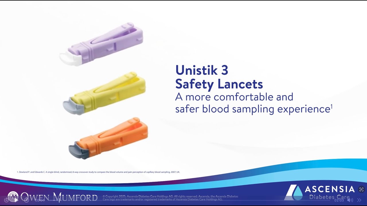 Introducing Unistik 3 Safety Lancets - YouTube