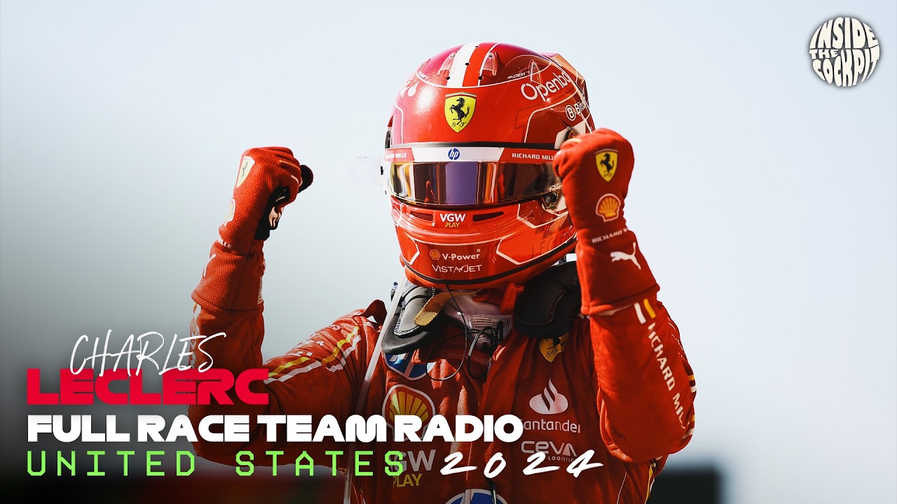 Charles Leclerc Full Race Team Radio | 2024 United States Grand Prix ...