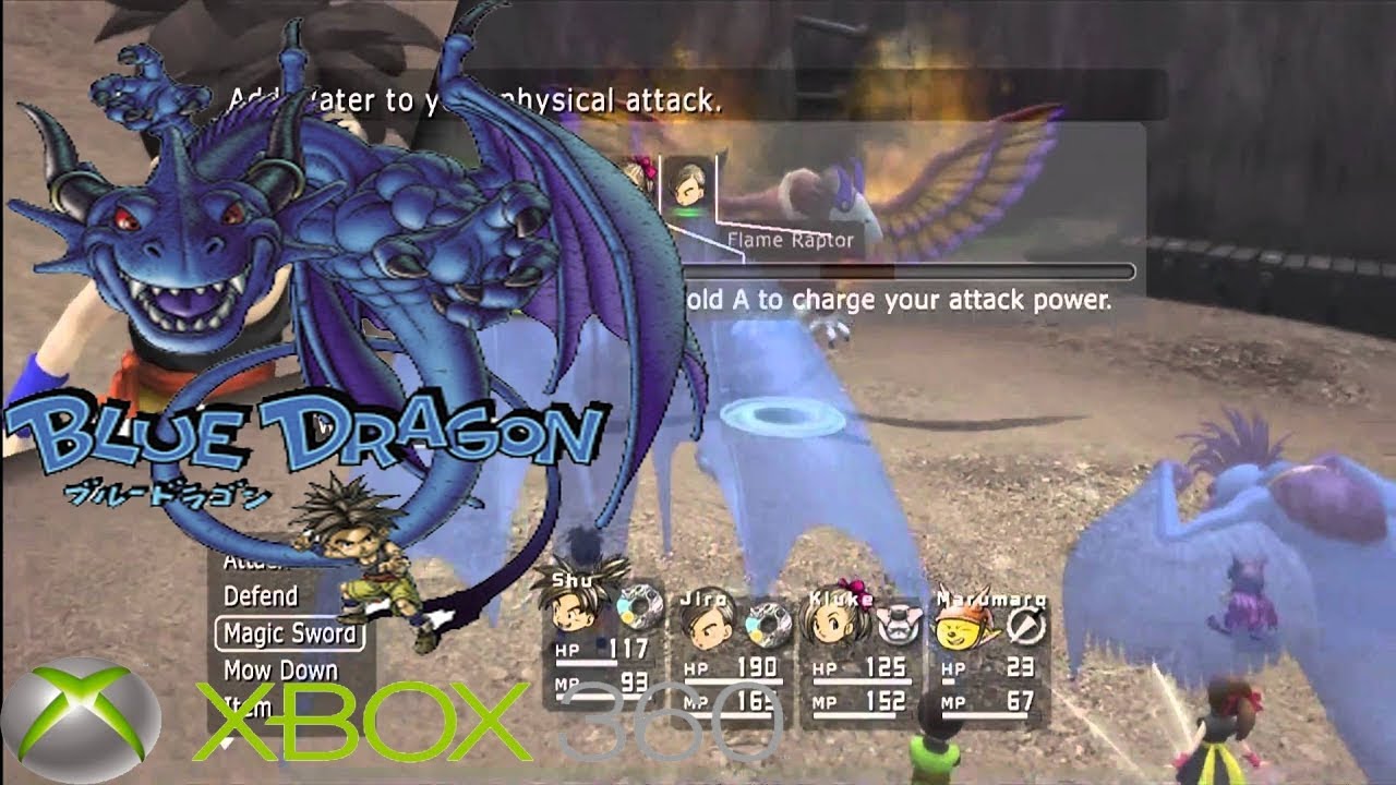 Blue Dragon Flame Raptor - YouTube