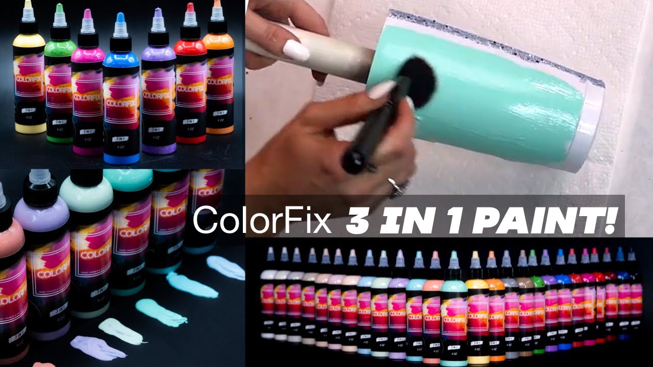COLORFIX PAINT LAUNCH!!! Color reveal and demo! 🙌🏼 - YouTube