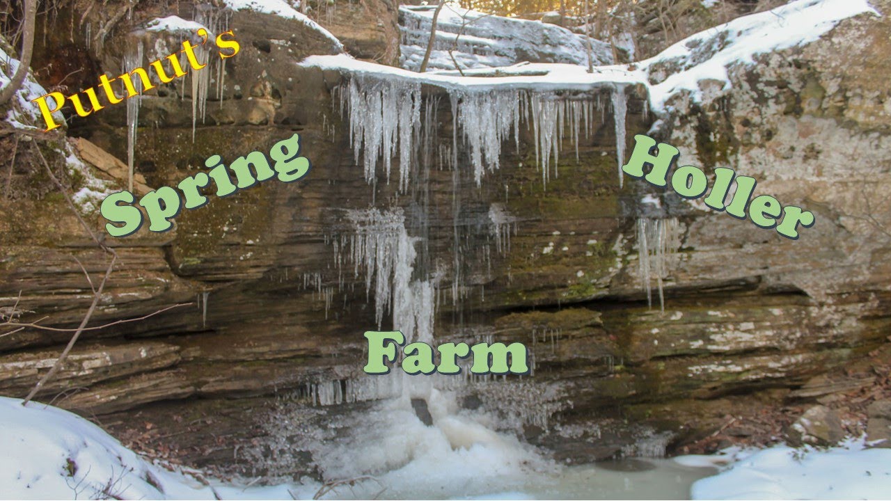 Spring Holler On Ice (& Snow) Frozen Waterfall and Snowy Cliffs On Our ...