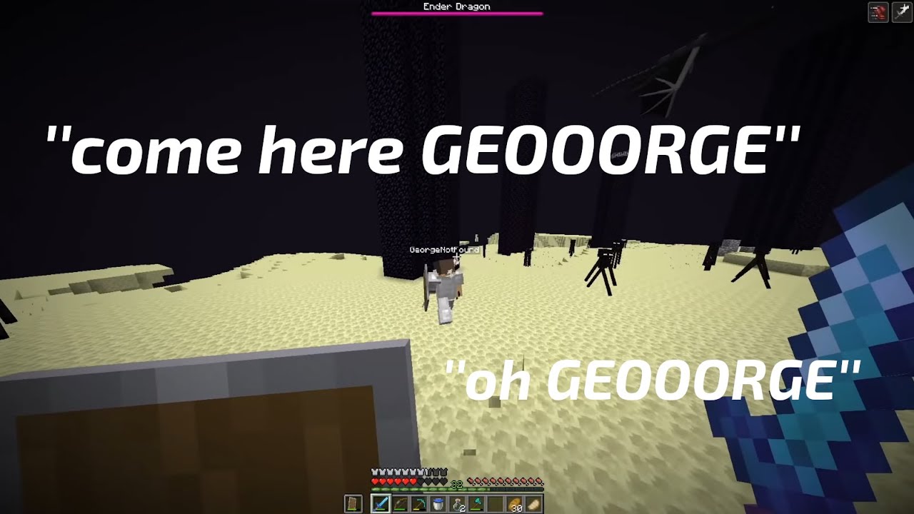 Minecraft Manhunt, But Dream Keeps Saying “Come here George” - YouTube