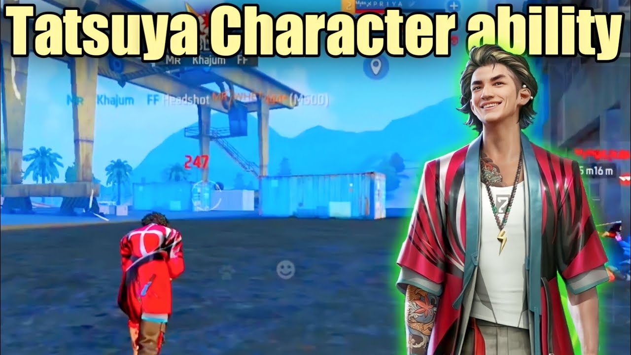 Tatsuya New Character Ability Test Garena Free Fire | Khajum FF Live ...