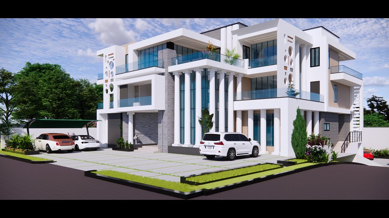 A Spectacular 7 Bedroom House Design ID 7279 - YouTube