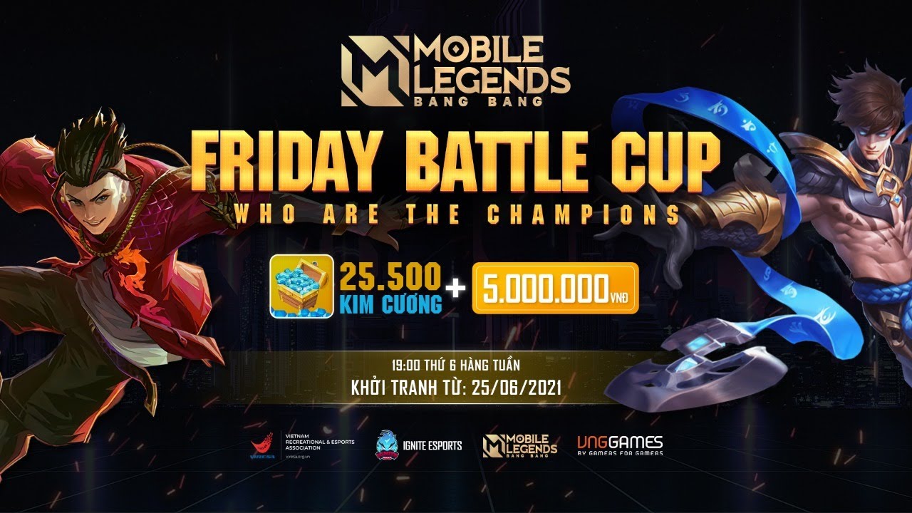 Mobile Legends Bang Bang - FRIDAY BATTLE CUP Tuần 4 - YouTube