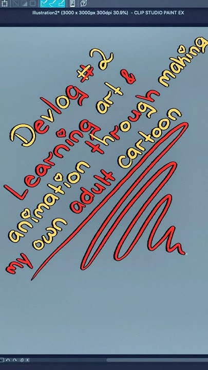 Animation Devlog 2 of Learning Art & Animation By Creating My Own Adult Cartoon - YouTube