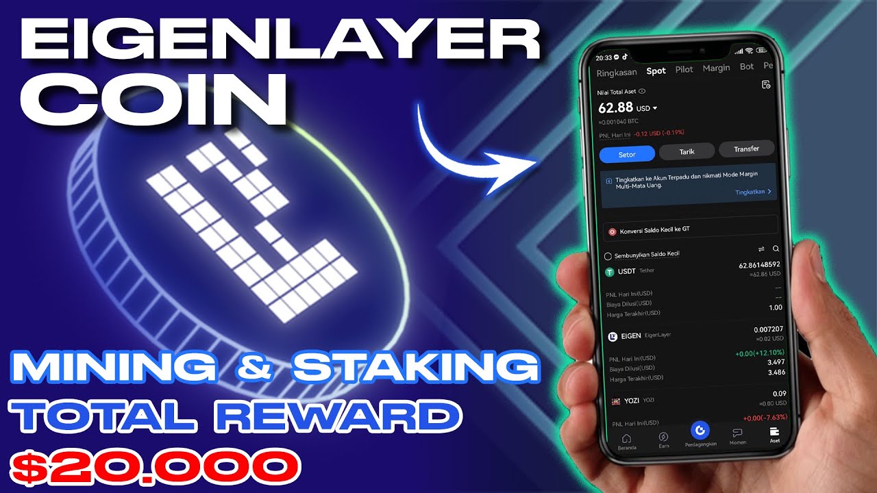 Cara Mining & Staking Coin EigenLayer Di Aplikasi Trading Crypto - YouTube