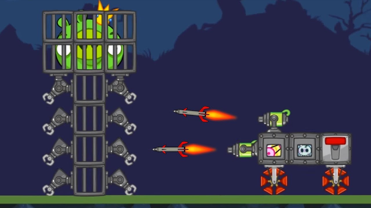 Bad Piggies - INTERESTING WAY TO RESCUE KING PIG! FUN! - YouTube