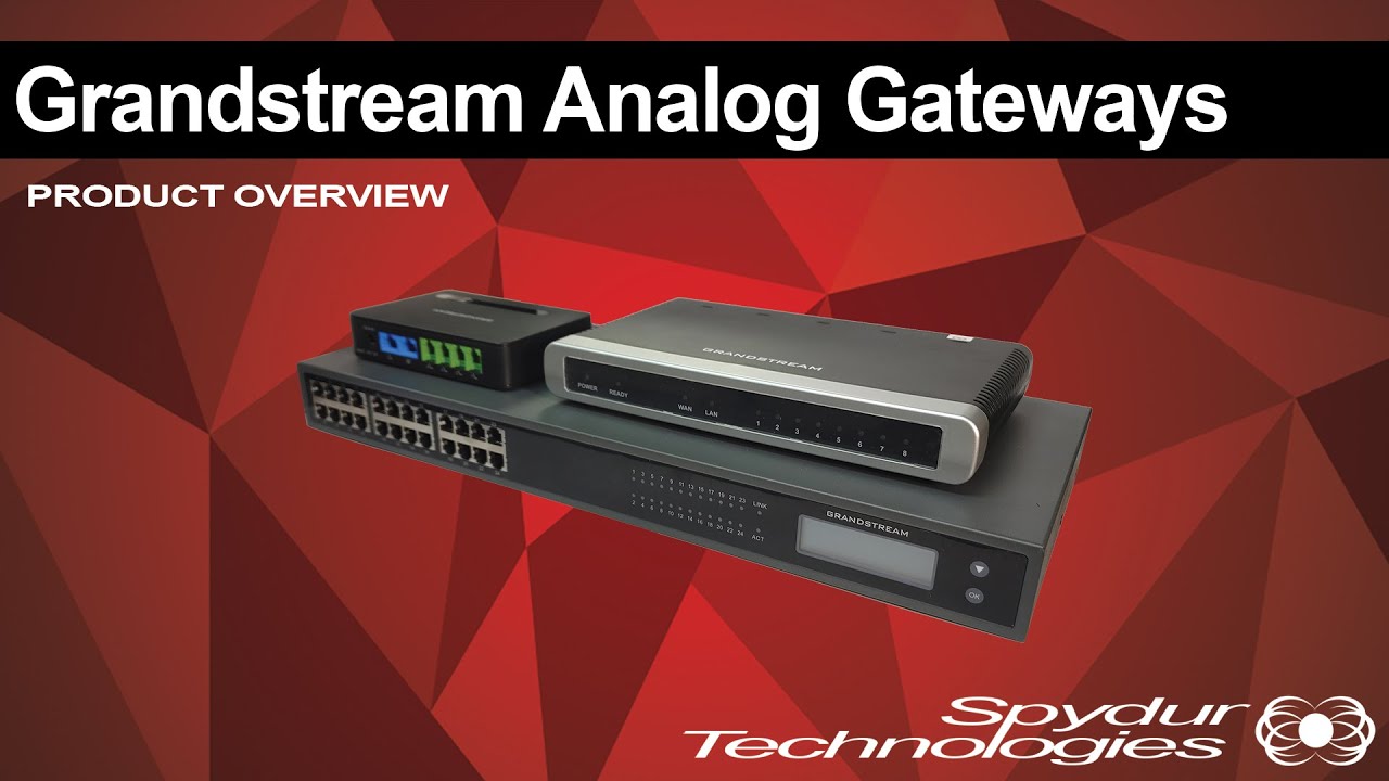 Grandstream Analog Gateways - YouTube