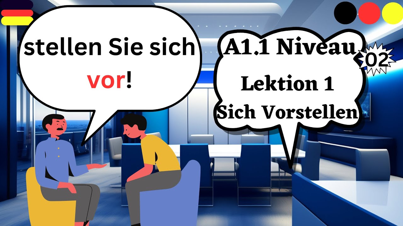 Deutsch A1.1 / Sich vorstellen / Introduce yourself in German/ Lern ...