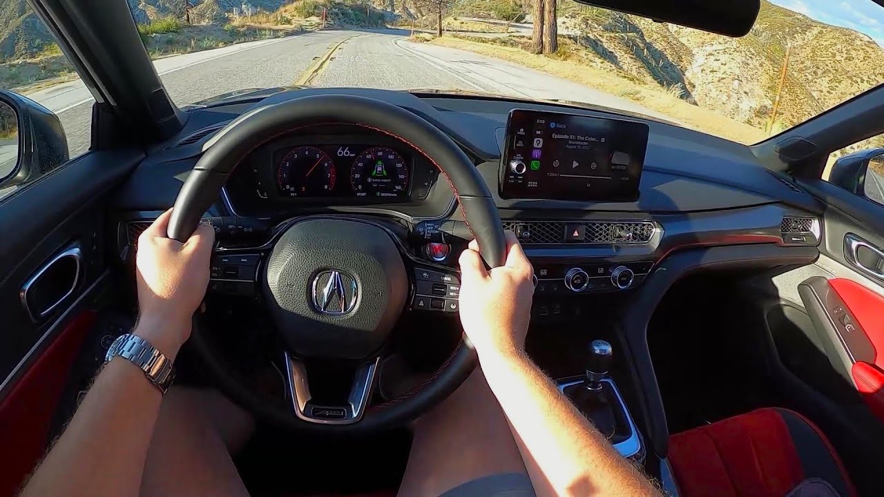 2022 Acura Integra A-Spec Tech 6-Speed Manual - POV Test Drive ...