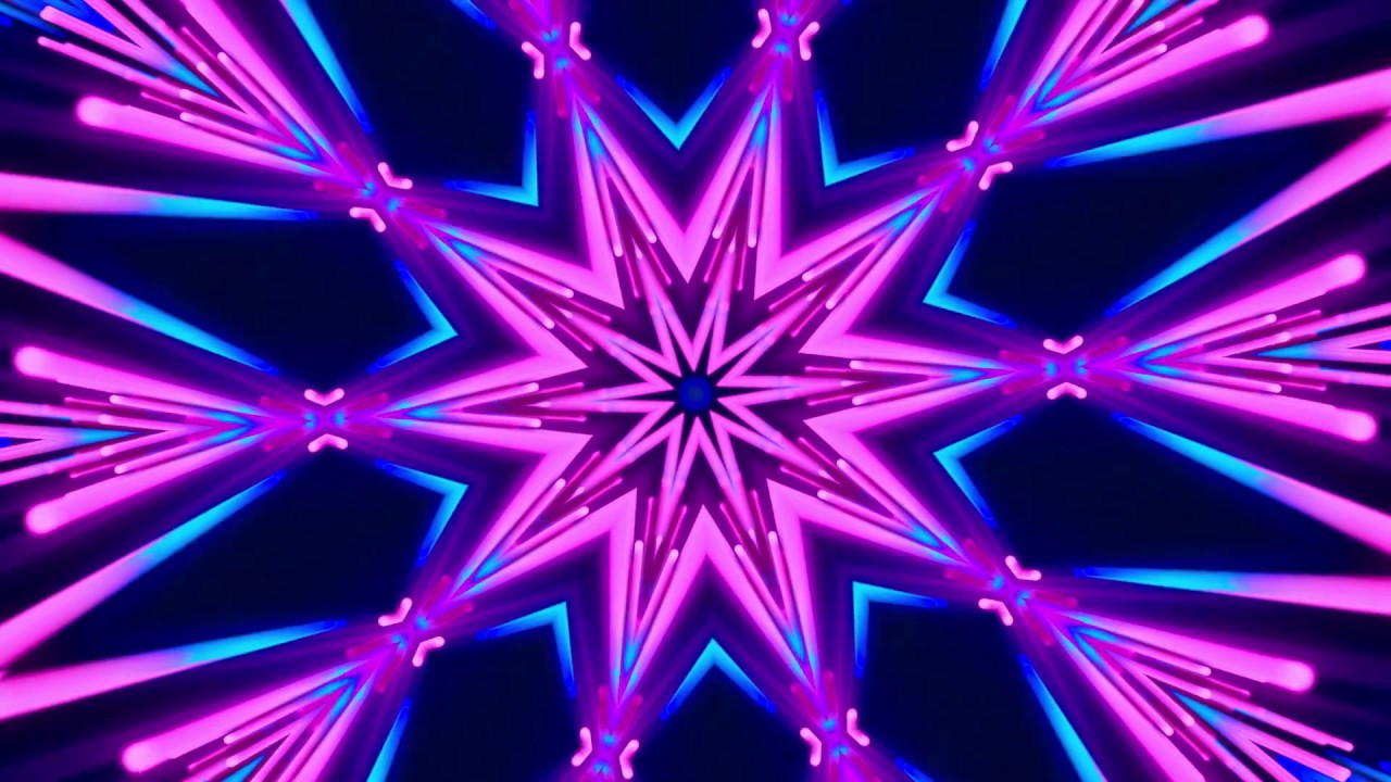 3d kaleidoscope stage visual loop for events LED screens and projection ...