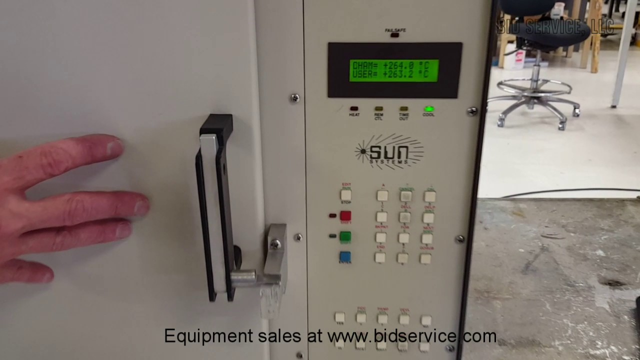 Sun Systems EC13 Temperture Chamber #61583 - YouTube