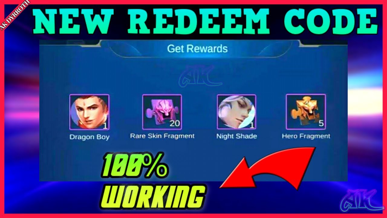 NEW ML REDEEM CODES | NOVEMBER WORKING ML REDEEM CODES | ML NEW REDEEM ...