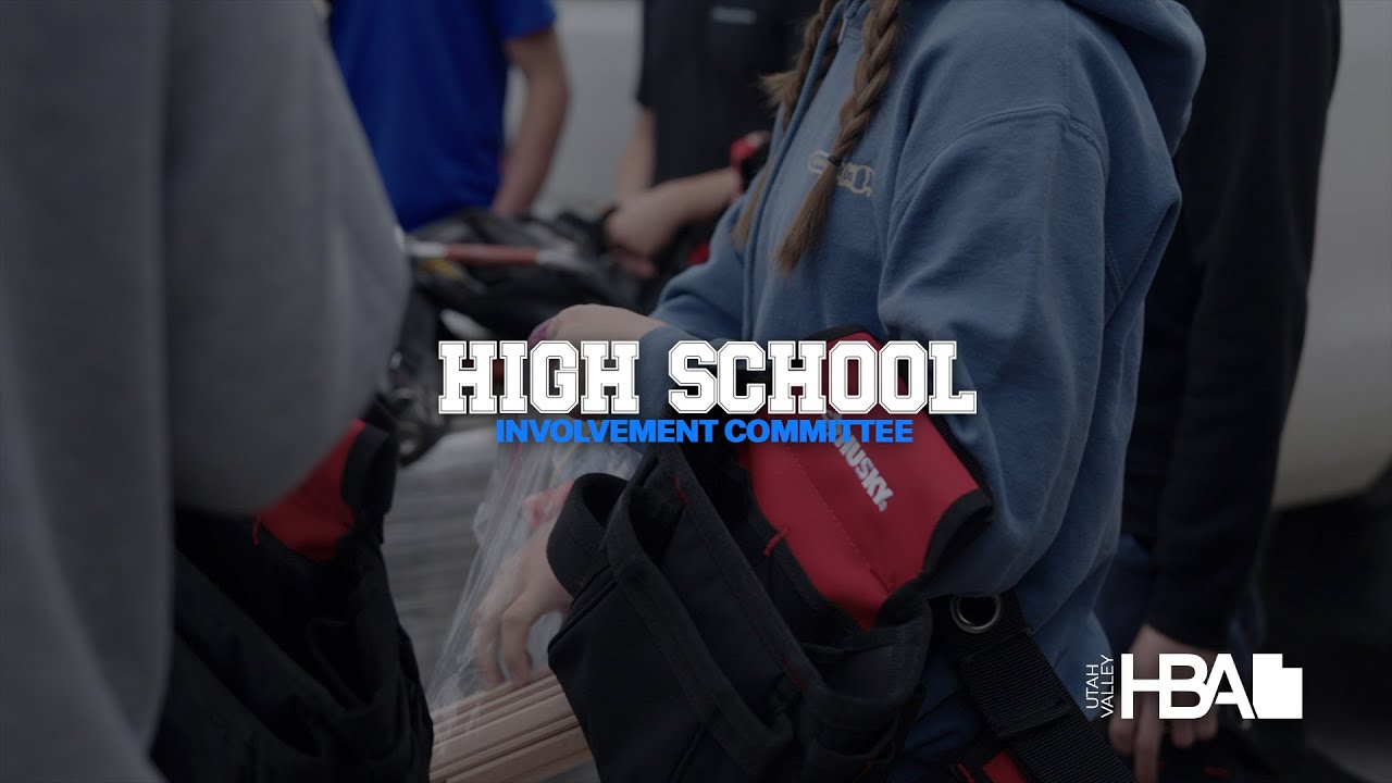 HIGH SCHOOL INVOLVEMENT | Utah Valley Home Builders Association - YouTube