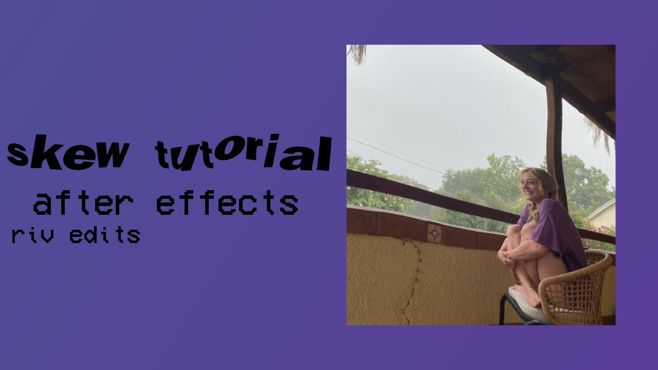 after effects skew transition tutorial//riv edits - YouTube