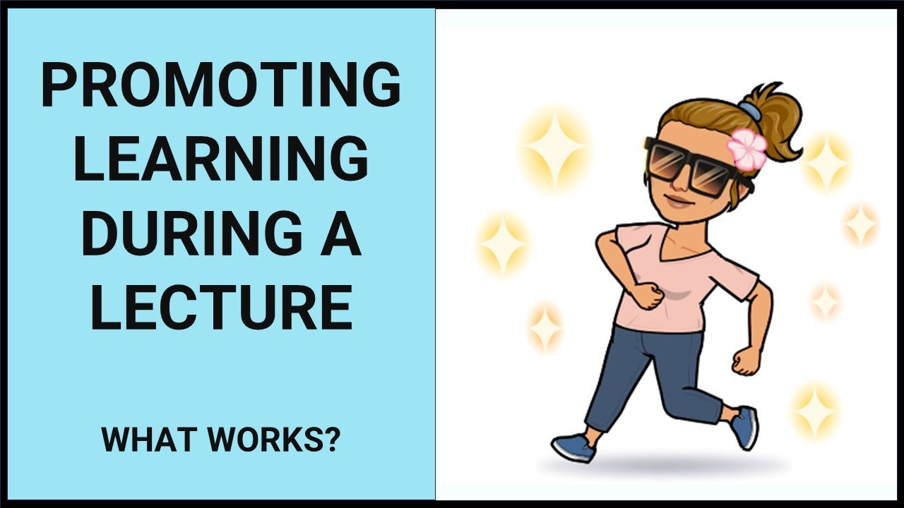 How to promote student learning in a lecture: tips and tricks - YouTube