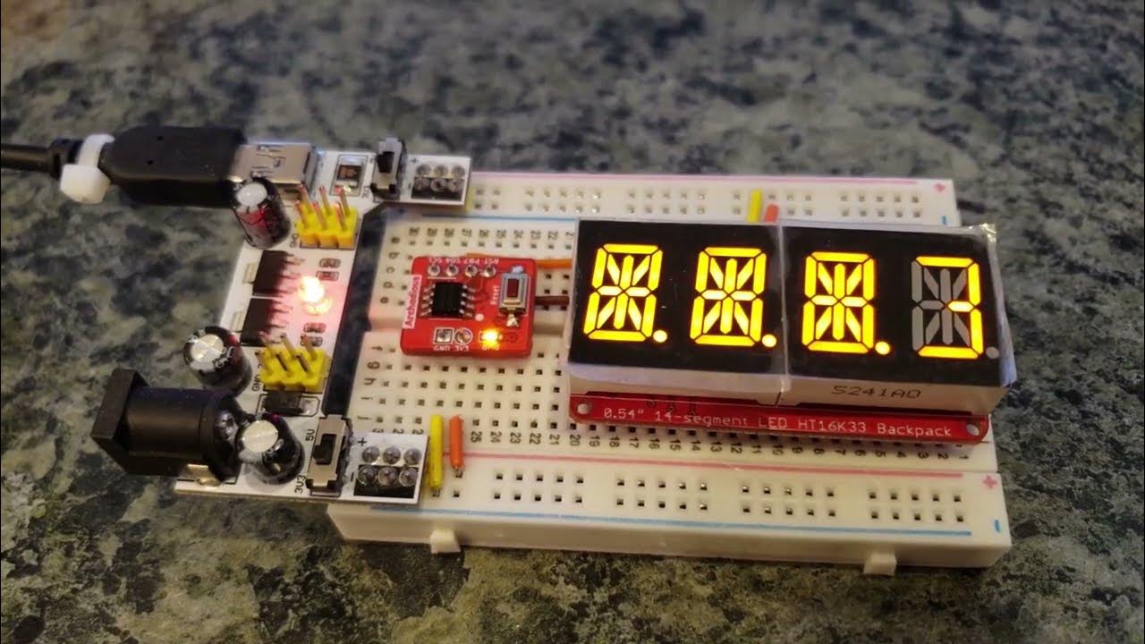 Four Digit 14-Segment Display Module - YouTube