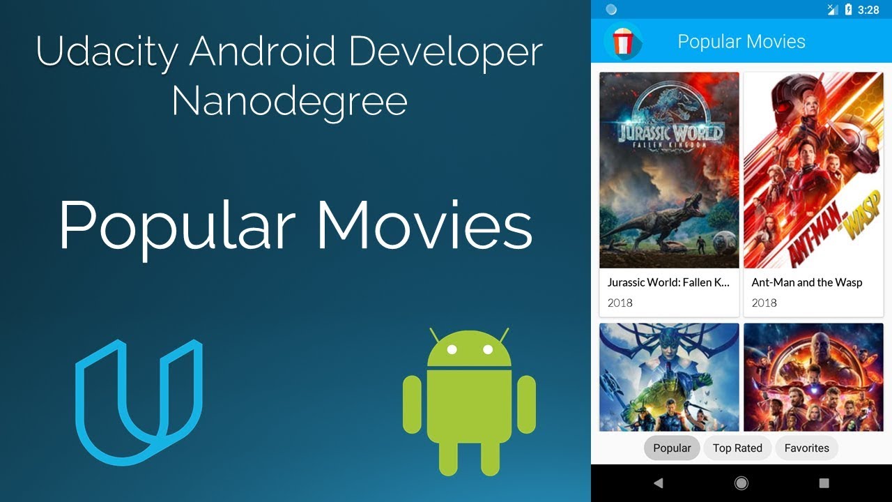 Popular Movies (Stage 2) Project: Android Developer Nanodegree - YouTube