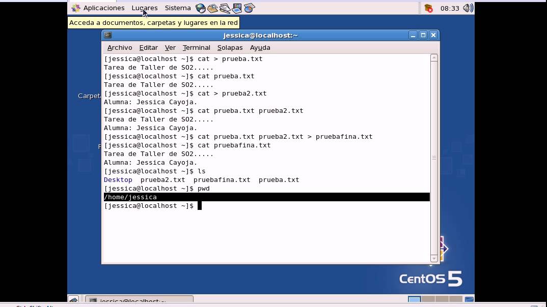 Comando cat more less - YouTube