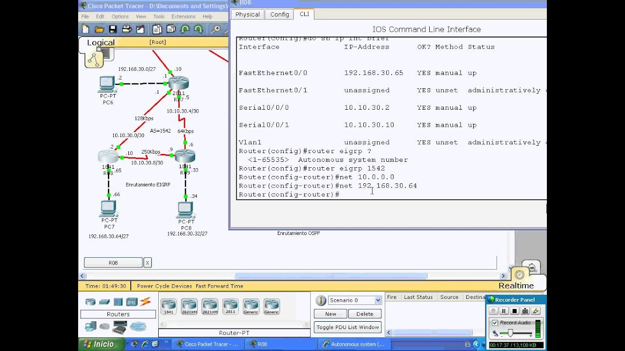Enrutamiento EIGRP - YouTube