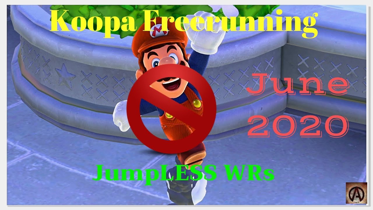 Koopa Freerunning Jumpless WRs - Super Mario Odyssey ~June 2020~ - YouTube