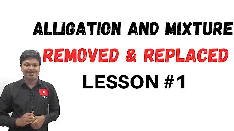 Alligation and Mixture - YouTube