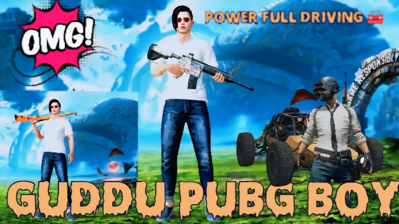 power full driving Guddu boy pubg game 🎯🎮 PUBG mobile 📲 pubg bot player - YouTube