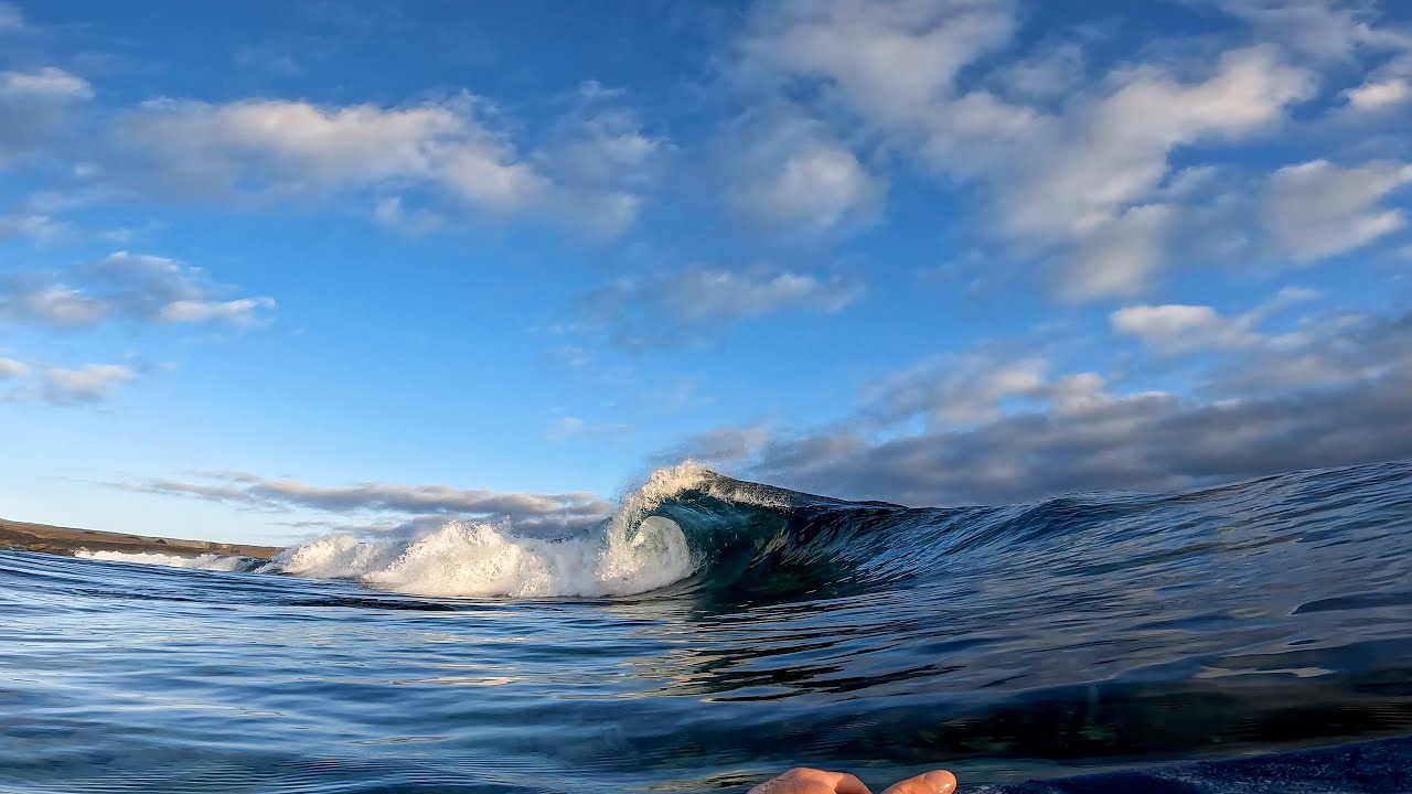 POV BODYBOARD - MINI BARRELS ON THE SLAB JUST FOR ME - YouTube