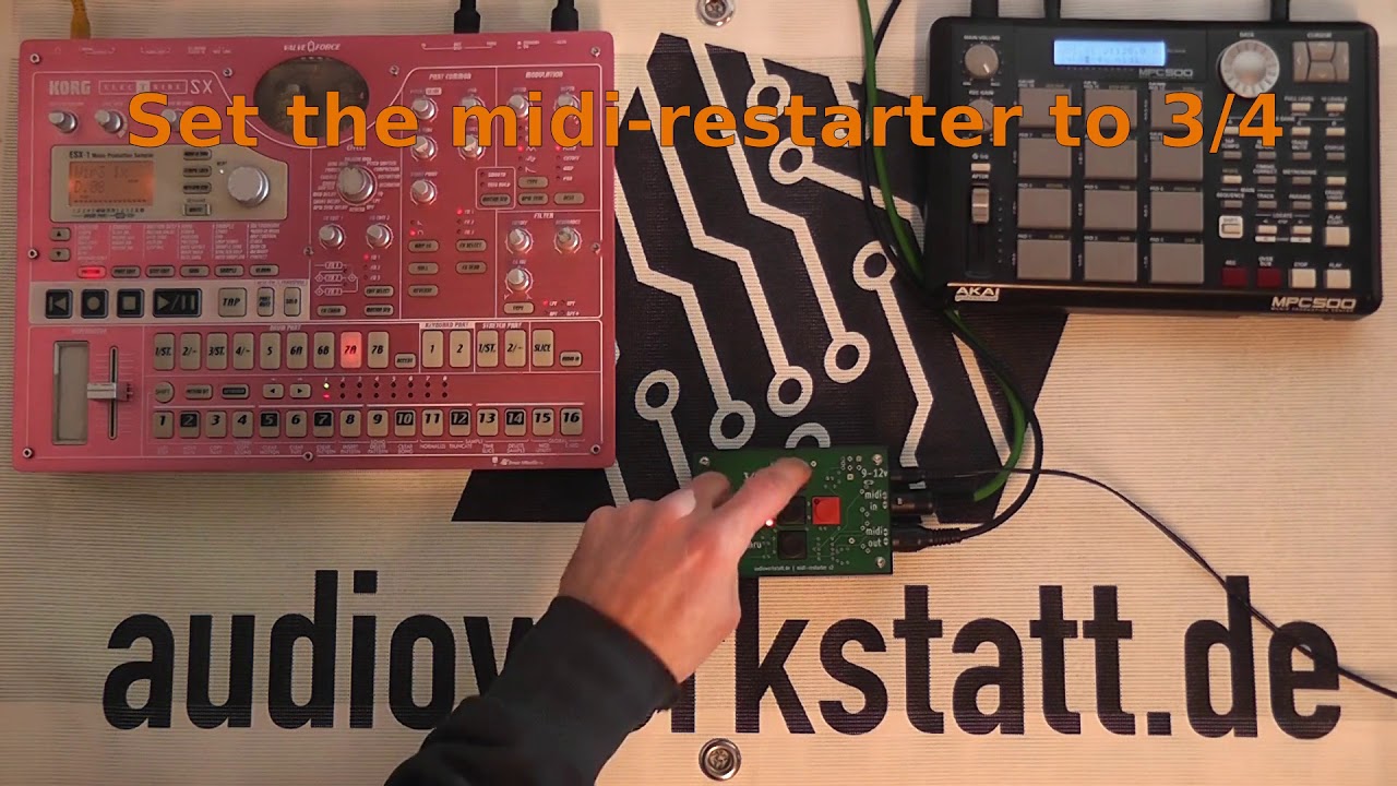 audiowerkstatt midi-restarter - demonstration of all functions and ...