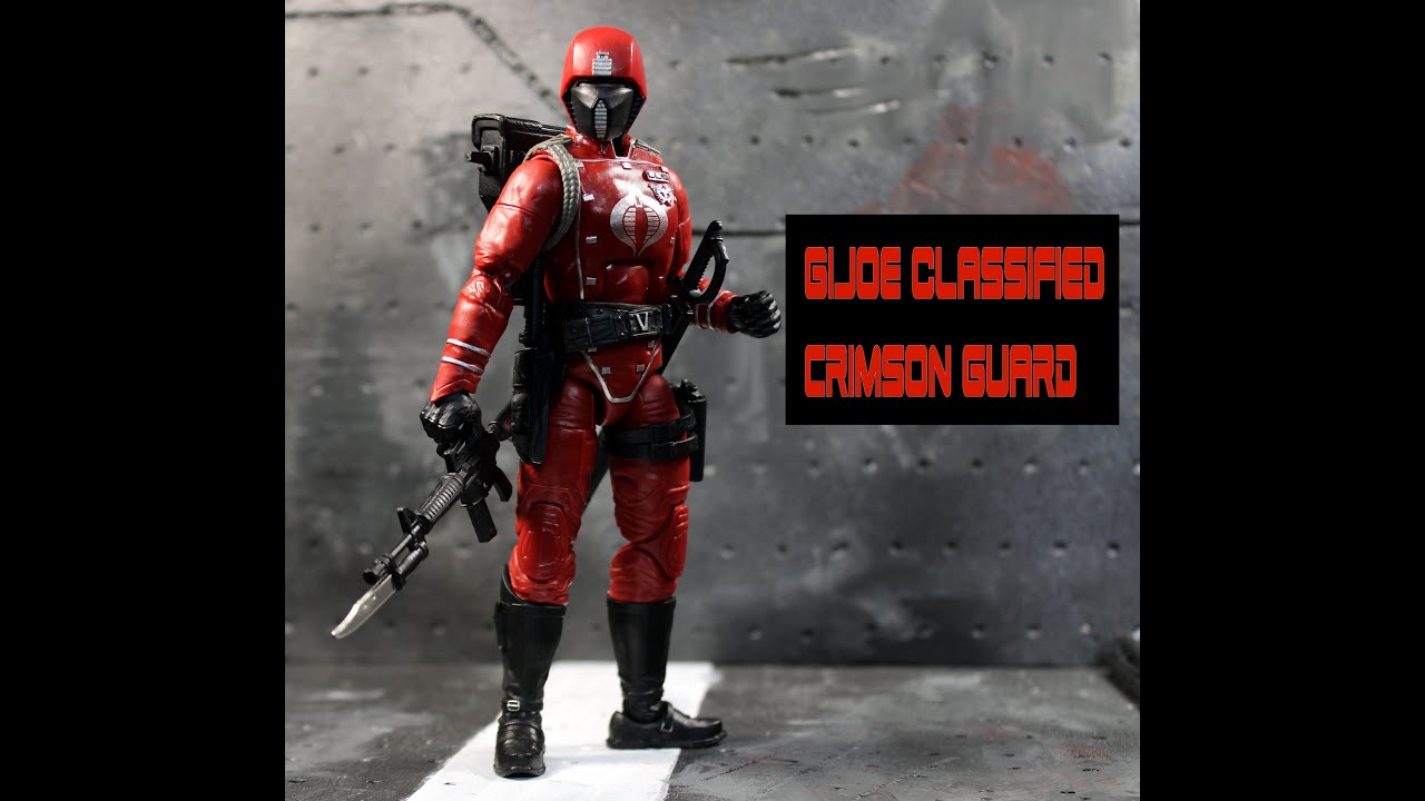 Hasbro GI Joe Classified Crimson Guard Action Figure Review - YouTube