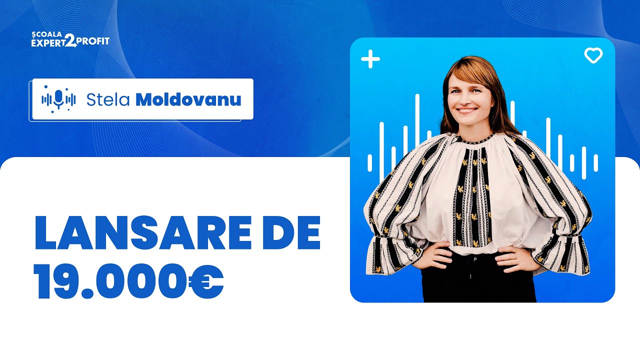 Strategia aplicată de Stela Moldovanu pentru o primă lansare de program ...