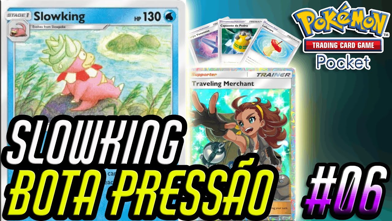 PENSA RÁPIDO!!! Deck Slowking Puro! Gameplay Pokémon TCG Pocket #06 ...