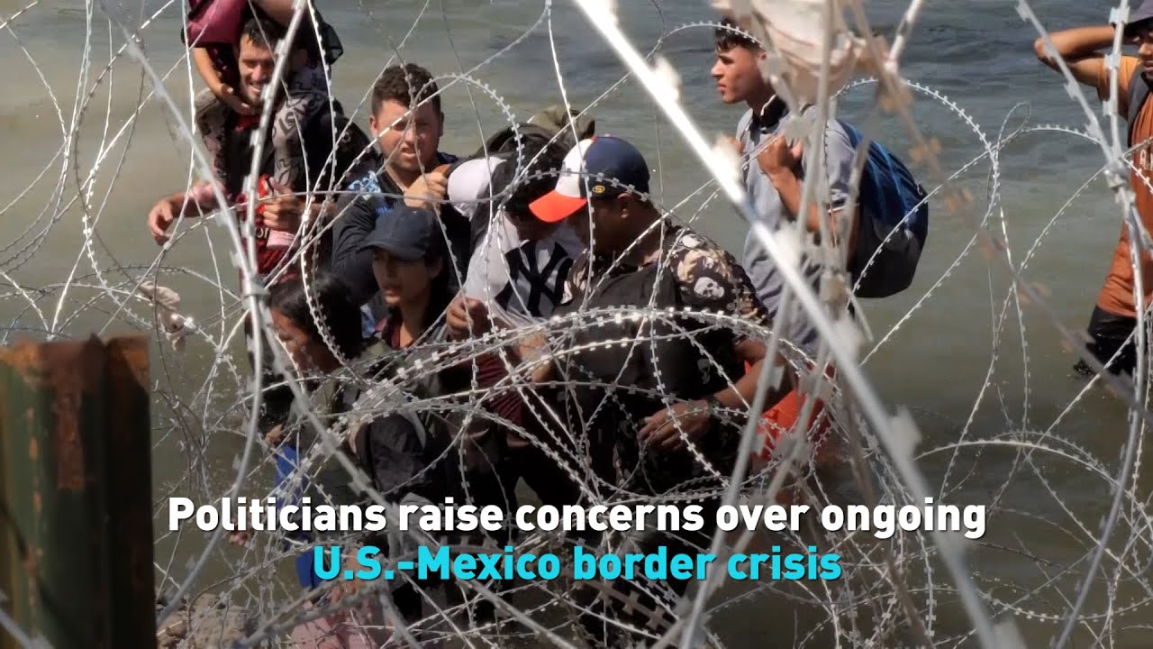 Politicians raise concerns over ongoing U S Mexico border crisis - YouTube