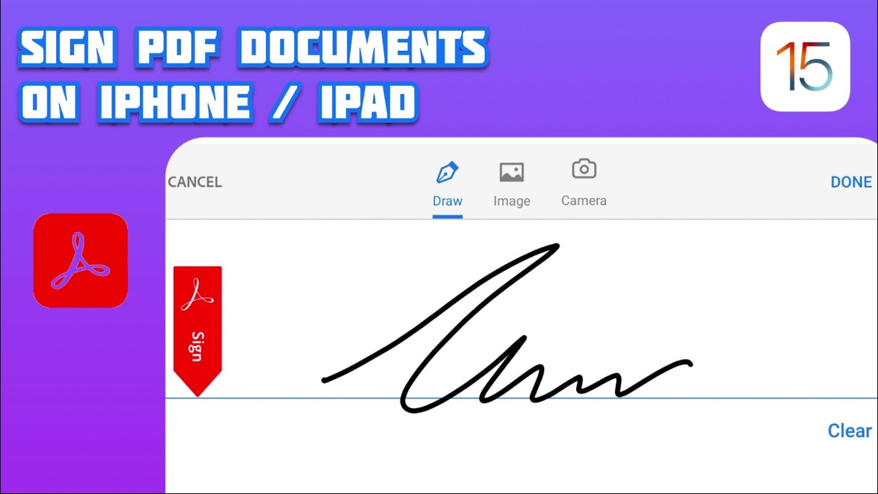 How To Sign PDF Documents on iOS (iPhone and iPad) - YouTube
